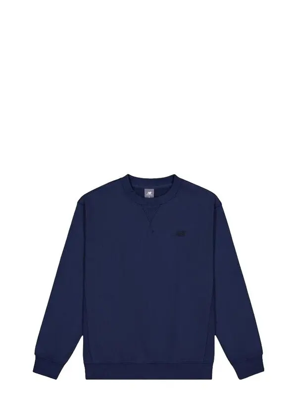 NEW BALANCE Athletics French Terry Sweatshirt Asia Sizing - Navy