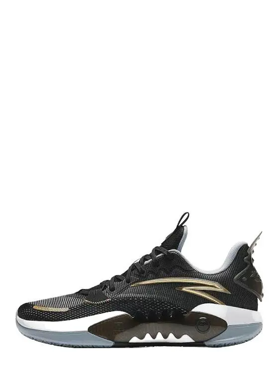 ANTA Shock Wave 5 Team Sneakers - Black/golden