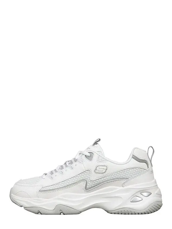 Sketchers D'lites 4.0 Low Top Sneakers - White