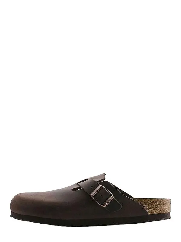BIRKENSTOCK Boston Oiled Leather Clogs - Brown