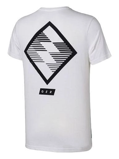 Adidas Dfb German Football Association 18/19 T-shirt 'white - White/black