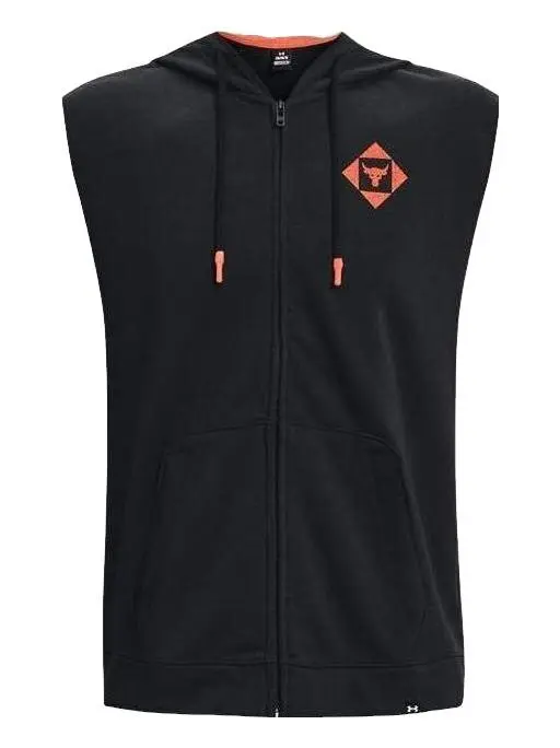 Under Armour Project Rock Sleeveless Hoodie - Black/multi-color