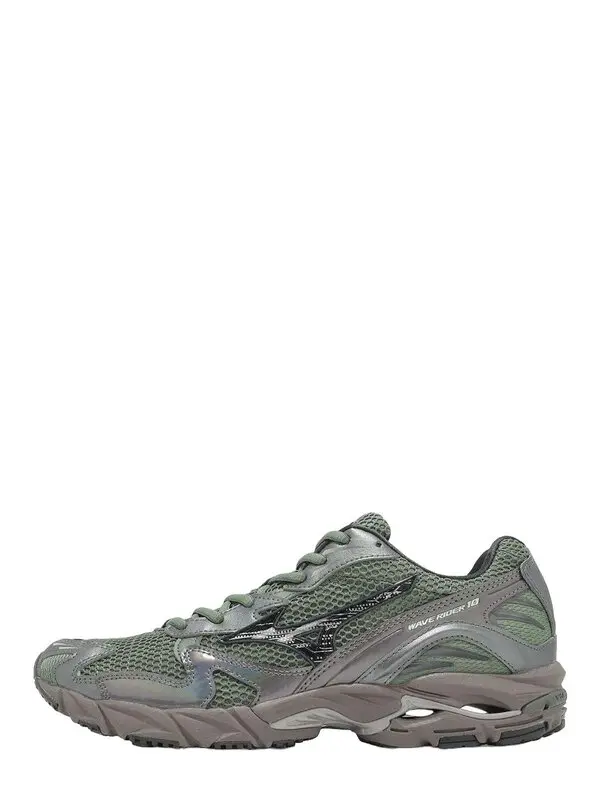 Mizuno Wave Rider Sneakers - Agave Green/black/metallic Grey