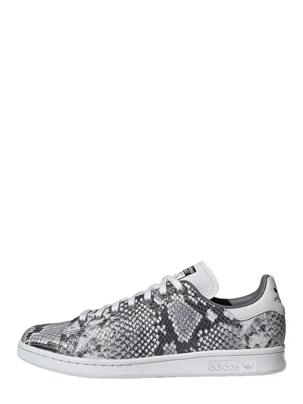 Adidas Stan Smith Snakeskin Low Top Sneakers - Grey