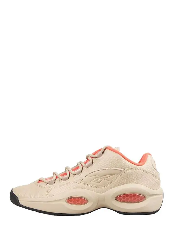 REEBOK Question Low "exotic Leathers" Sneakers - Tan