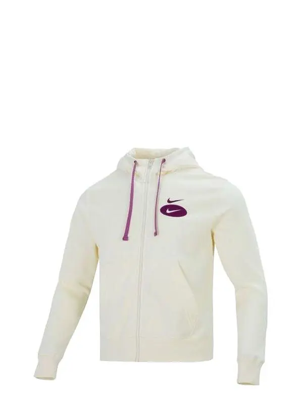 Nike Swoosh League Logo Hoodie 'white Purple - Default Color