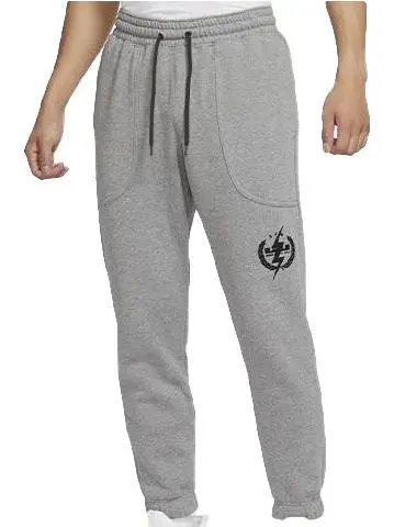 Nike Lebron Fleece Stay Warm Casual Sports Long Pants Gray - Grey