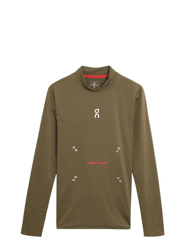 On X Pleasures X The Loop Long Sleeved T-shirt - Olive