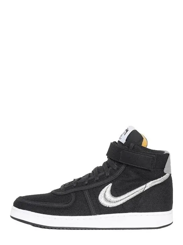 Nike X Stussy Vandal High Top Sneakers - Black/silver-white-green