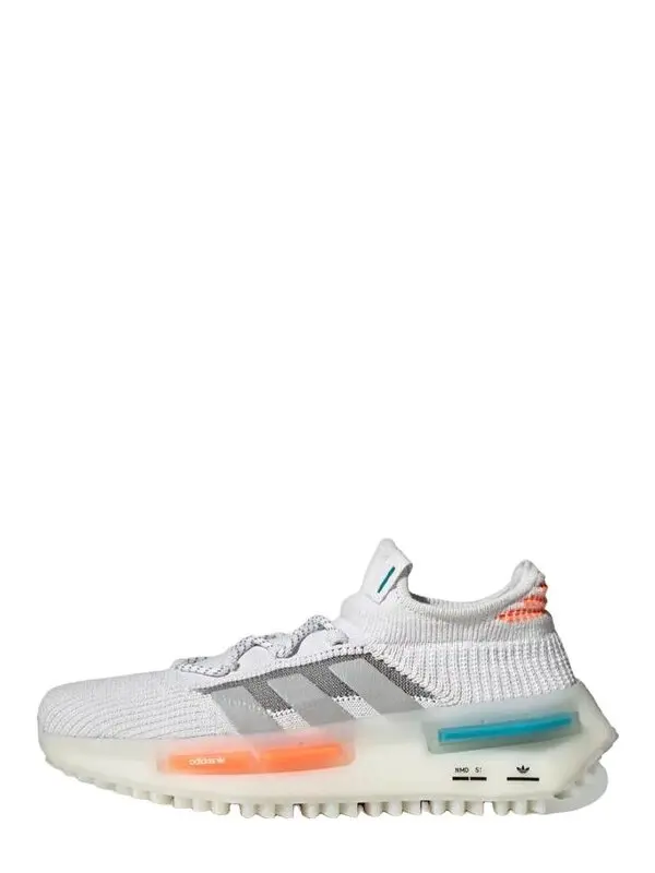 Adidas Originals Nmd_s1 Sneaker - White/gray/orange