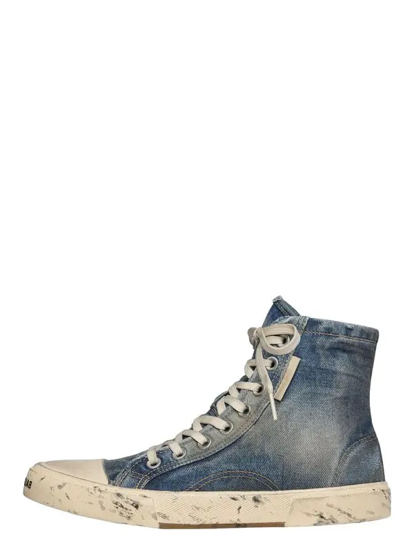 Balenciaga High Top Sneakers - Blue/white/black