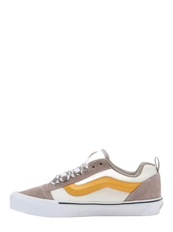 VANS Knu Skool "mega Check" Sneakers - Grey/white/yellow