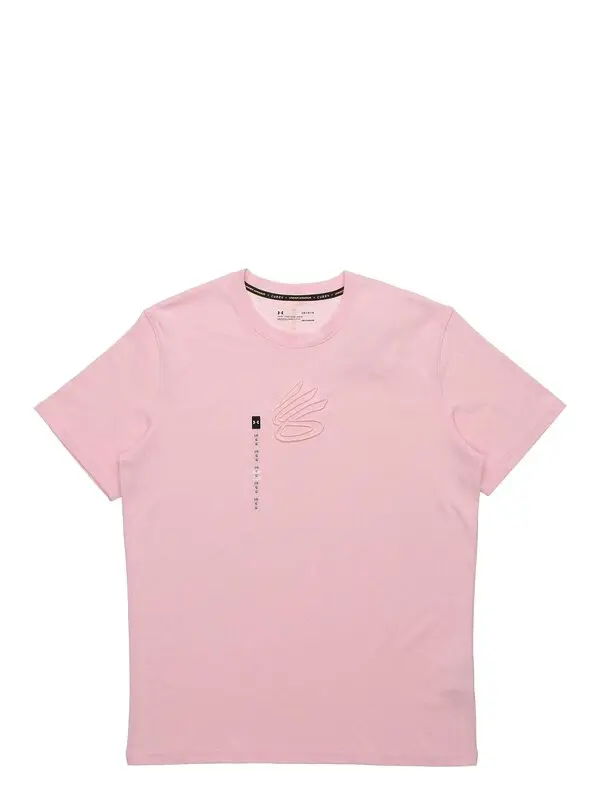 Under Armour Curry Embroidered Undrtd T-shirt - Pink