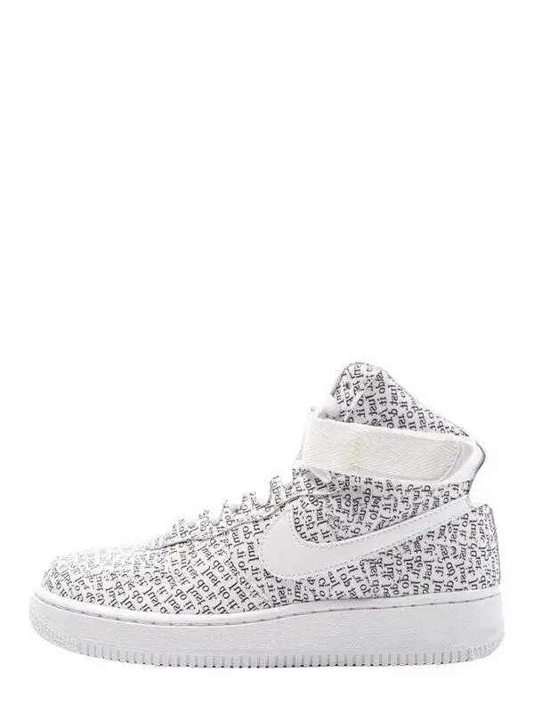 Nike Force 1 High Lx 'just Do It' Sneakers - White/black