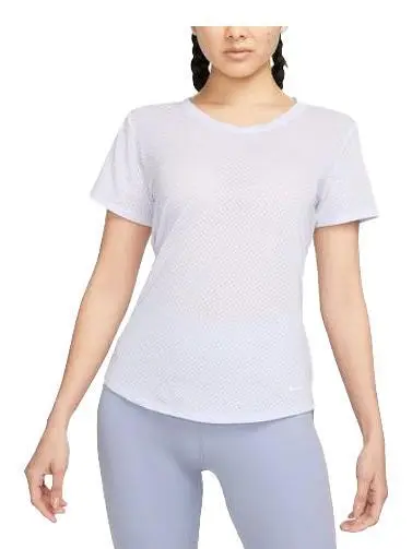 Nike Dri-fit One Breathe Short-sleeve Top - Purple