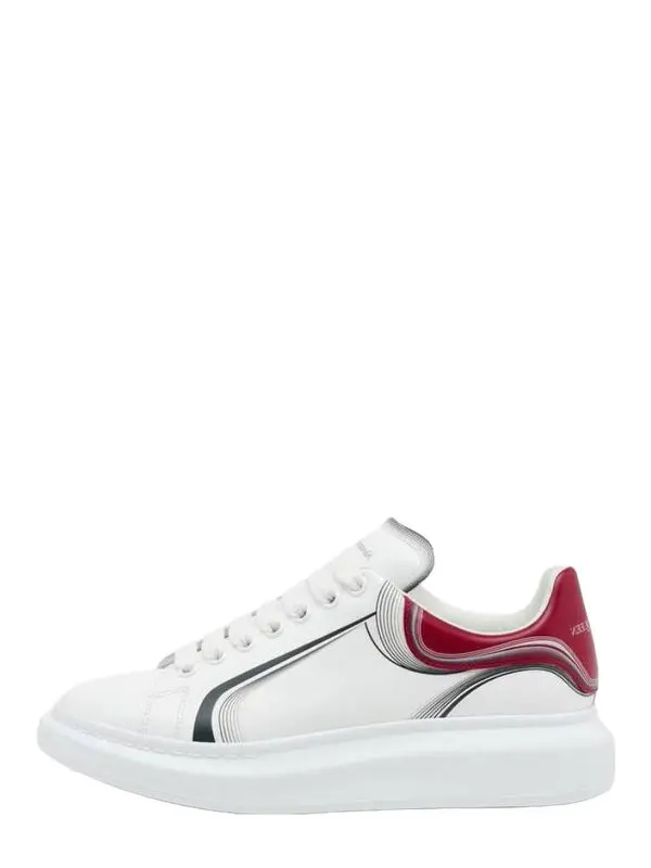 Alexander McQueen Oversized Sneaker - White/garnet
