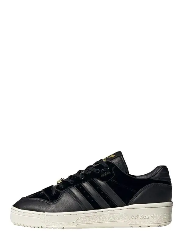 Adidas Rivalry Low Velvet Pack Sneakers - Black