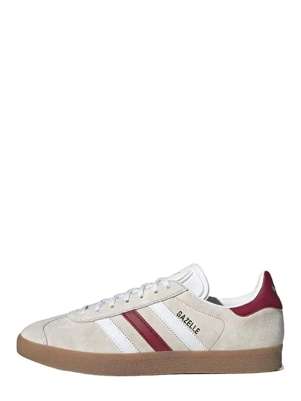 Adidas Gazelle "aluminium Burgundy" Suede Sneakers - Beige/tan/burgundy