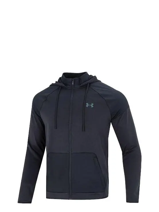 Under Armour Rush Warm-up Full-zip Hoodie Jacket - Black