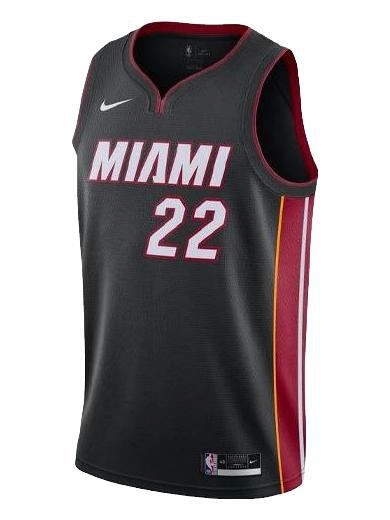 Nike X Nba Miami Heat 20-21 Jersey - Black