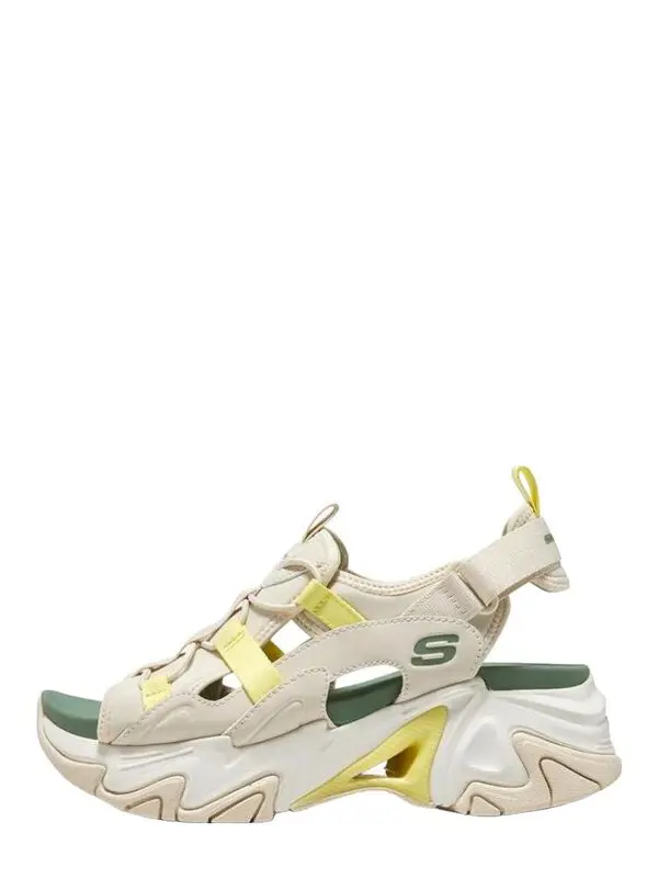 Sketchers Stamina V3 Athletic Sandals - Beige/green