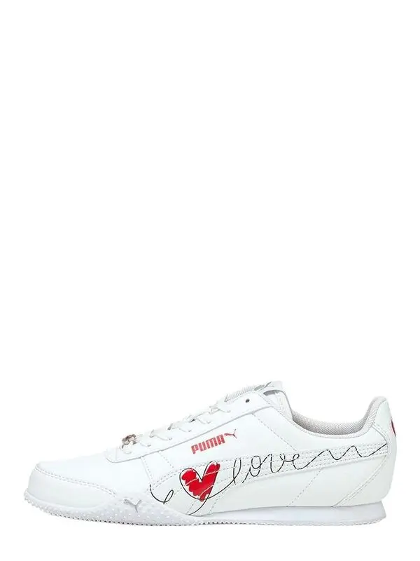 PUMA Bella Valentine Sneaker - White/red/black
