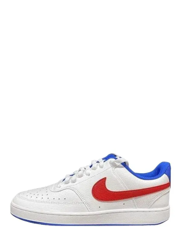 Nike Court Vision Low Top Sneakers - White/blue/red