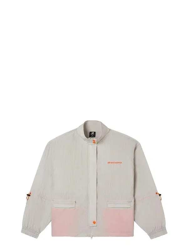 NEW BALANCE Stand Collar Casual Jacket - Grey