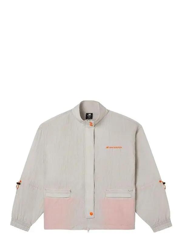 NEW BALANCE Stand Collar Casual Jacket - Grey