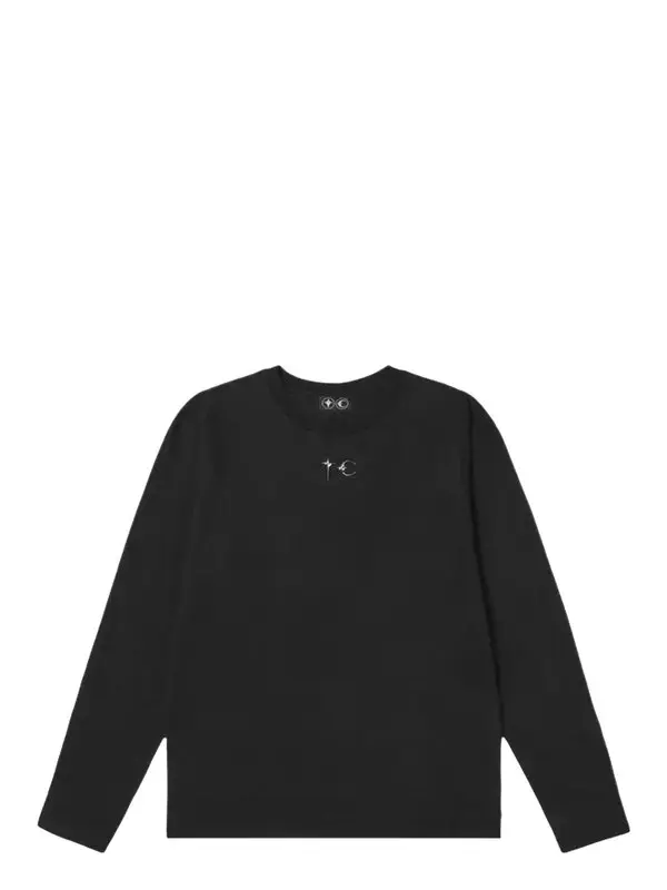 THUG CLUB Basic Long-sleeve T-shirt - Black