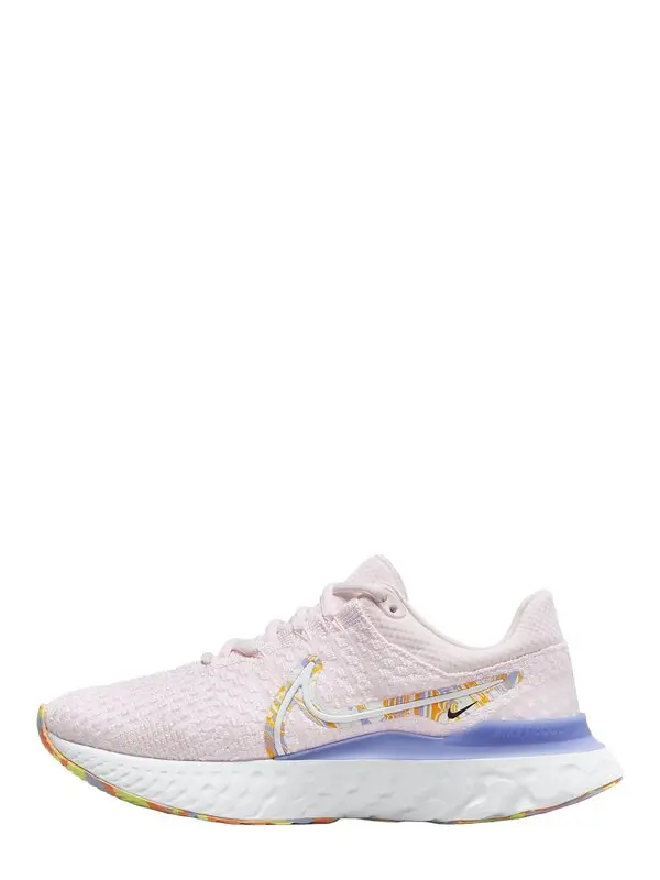 Nike React Infinity Run Flyknit 3 Premium Sneakers - Pink/blue
