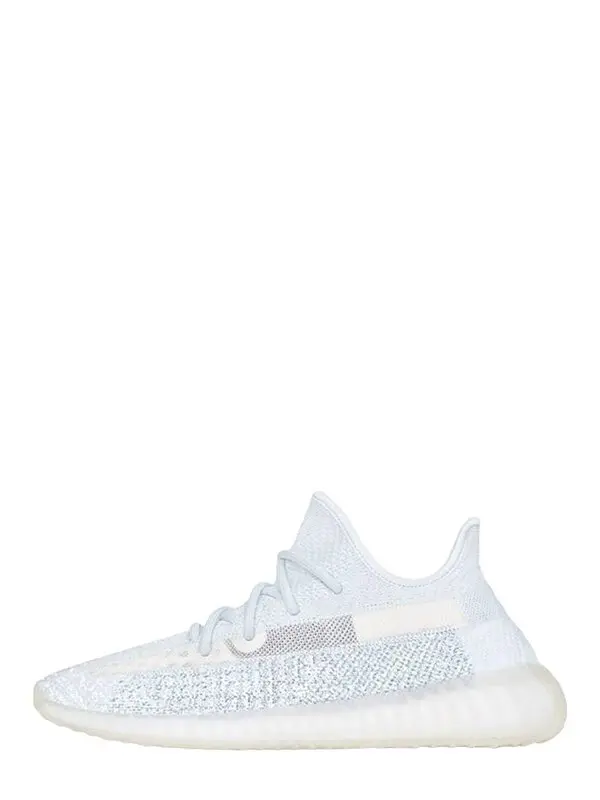 Adidas Yeezy Boost 350 V2 Reflective Sneakers - Cloud White
