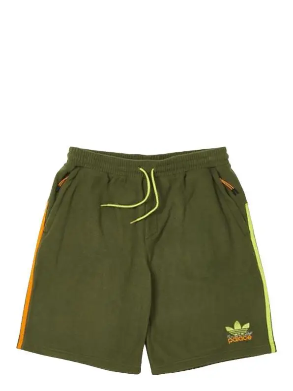 Adidas Originals X Palace Crossover Stripe Logo Straight Shorts - Multi-color