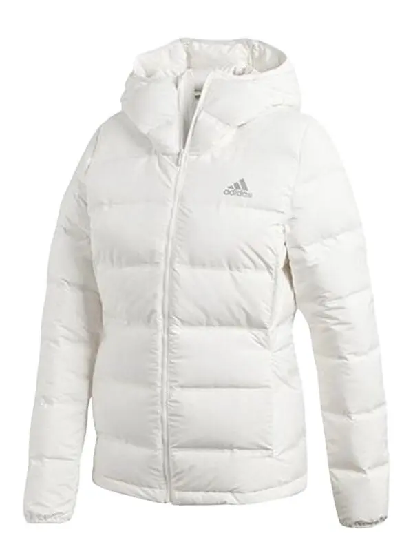 Adidas Helionic Hooded Jacket - White