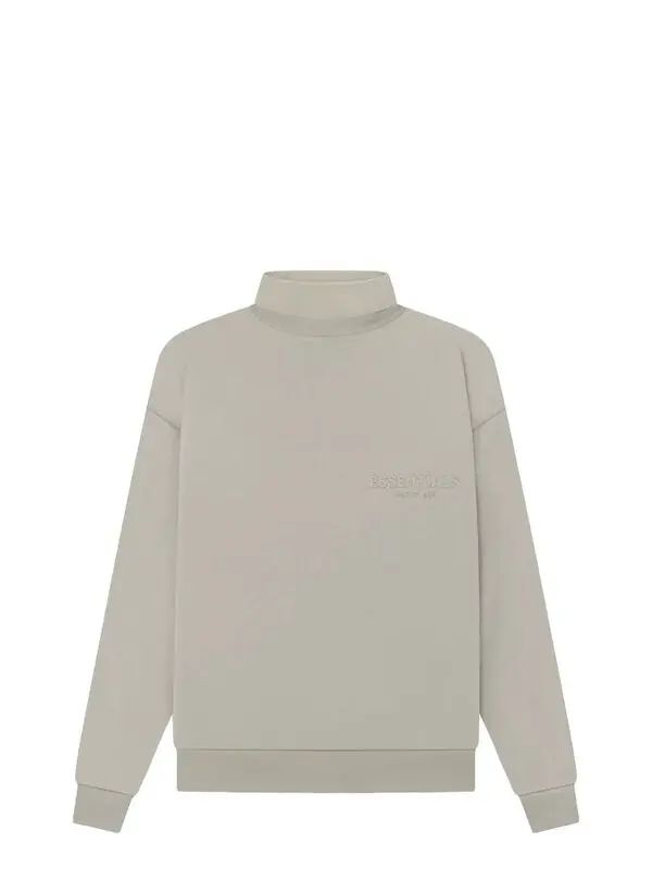 Fear Of God Ss23 Turtleneck With Embroidery - Seal Grey