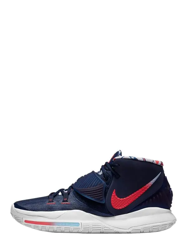 Nike Kyrie Mid Top Basketball Sneakers - Blue