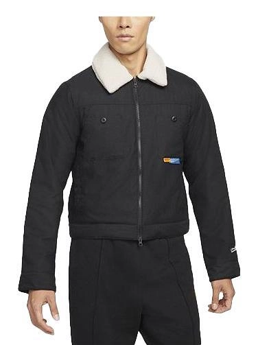 Nike Fleece Lapel Sports Padded Jacket - Default Color