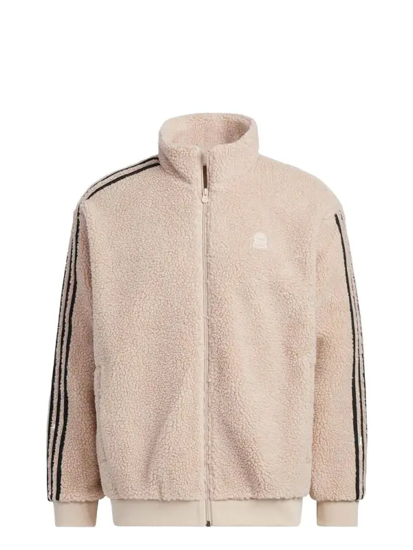 Adidas Neo Essentials Fleece Jacket - Beige/black