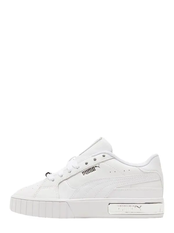 PUMA Cali Star Metallic Low Top Sneaker - White/silver