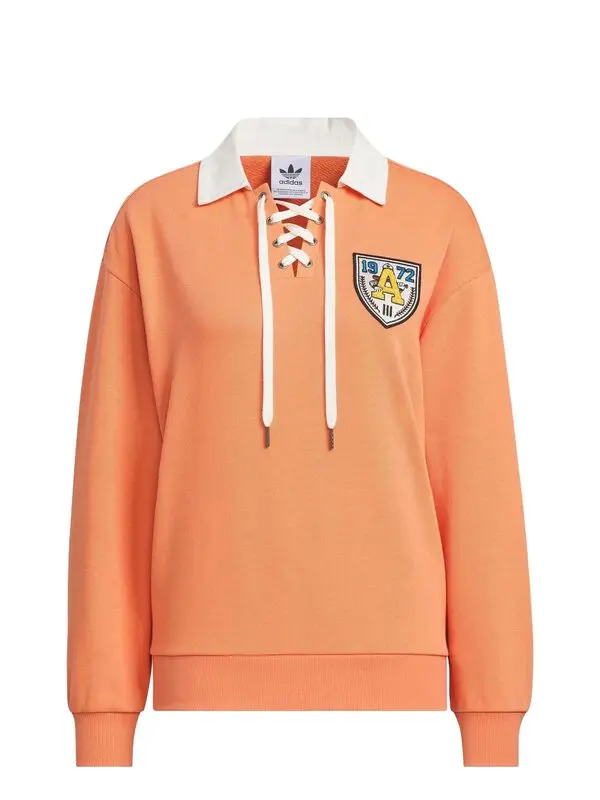 Adidas Originals Mc Polo Crew Sweatshirt - Orange