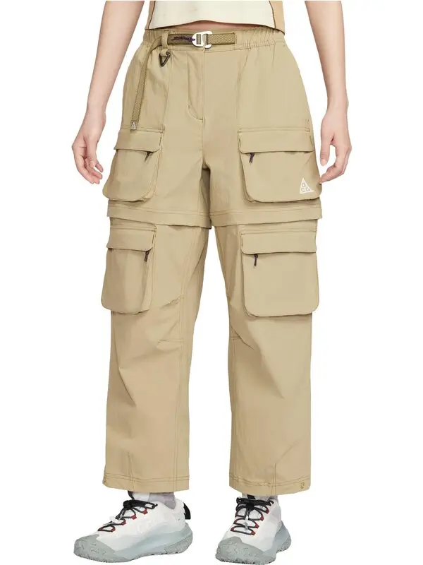 Nike Smith Summit Detachable Zipper Pants - Neutral Olive Green/cannonball Olive Green/peak White