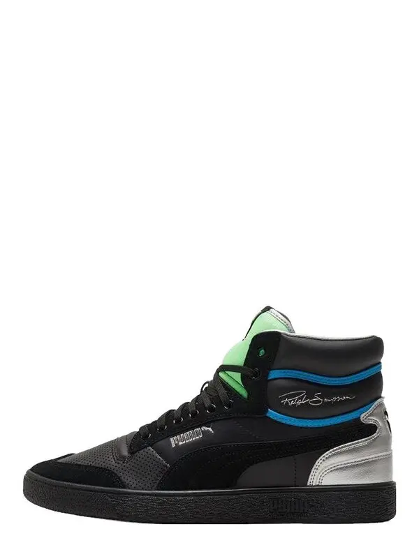 PUMA Ralph Sampson Mid 'royal Elektro Green' Sneakers - Black