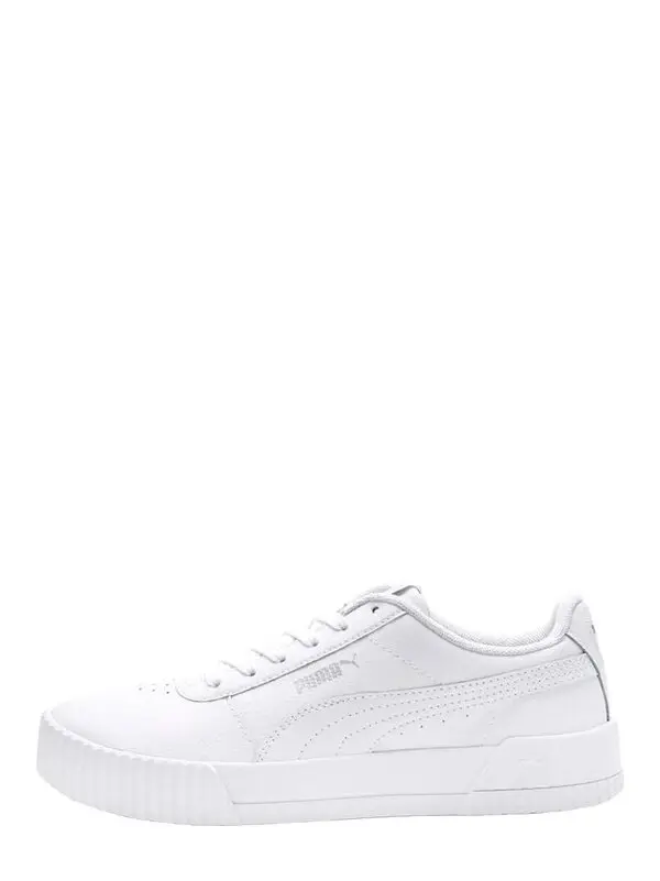PUMA Carina Leather Low Top Sneakers - White