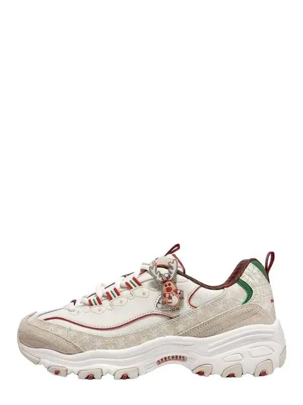 Sketchers D'lites 1.0 Christmas Edition Sneakers - Natural/multicolor