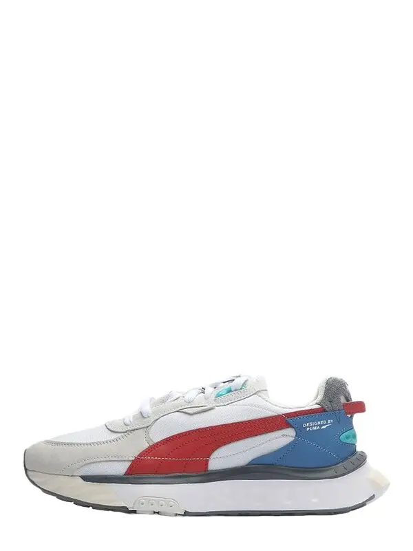 PUMA Wild Rider Layers Sneakers - Red/blue