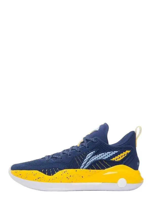 LI-NING Yushuai 15 V2 Low Basketball Sneakers - Blue/yellow