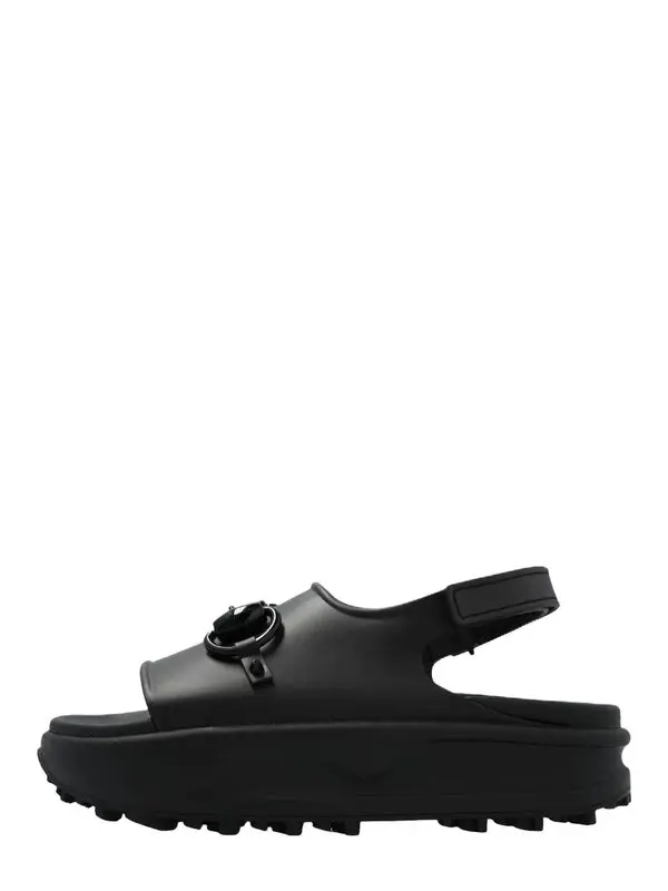 Gucci Interlocking G Platform Sandal - Black