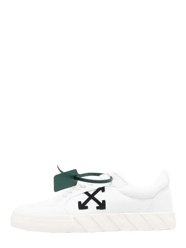 Off-White Vulcanized Low Top Sneakers - White/black/orange