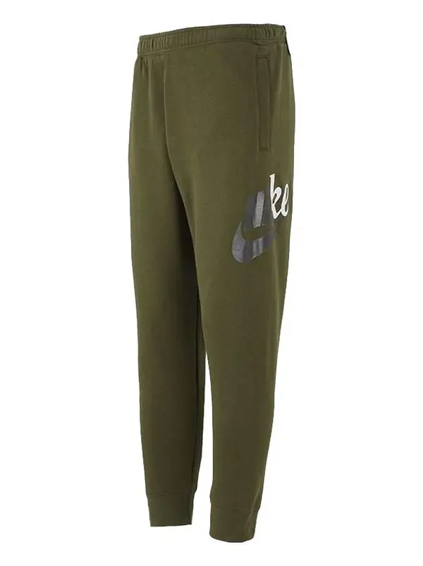Nike Fleece Lined Stay Warm Bundle Feet Sports Pants/trousers/joggers Olive - Multi-color
