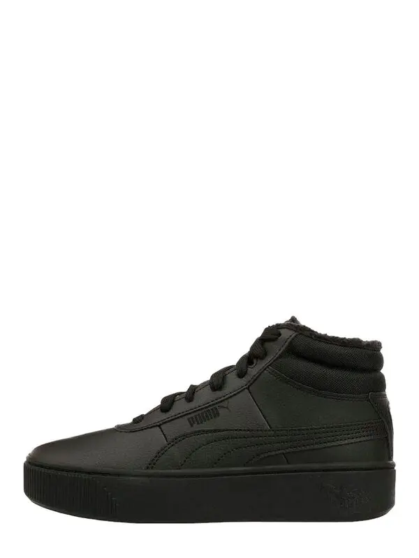PUMA Vikky Stacked Mid Wtr Sneakers - Black